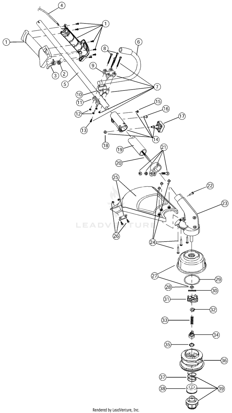 Ryobi 875r 41AD875A034 41AD875A034 875r Gas String Trimmer |PartsWarehouse