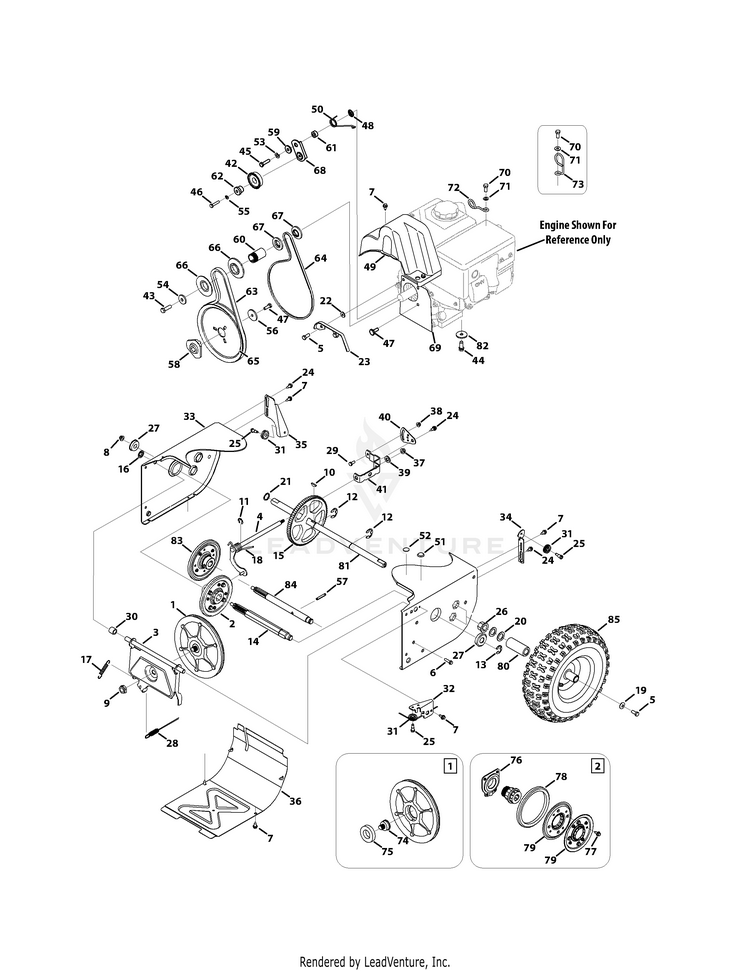 MTD 31AS62EE706 (2010) Snow Thrower | Partswarehouse