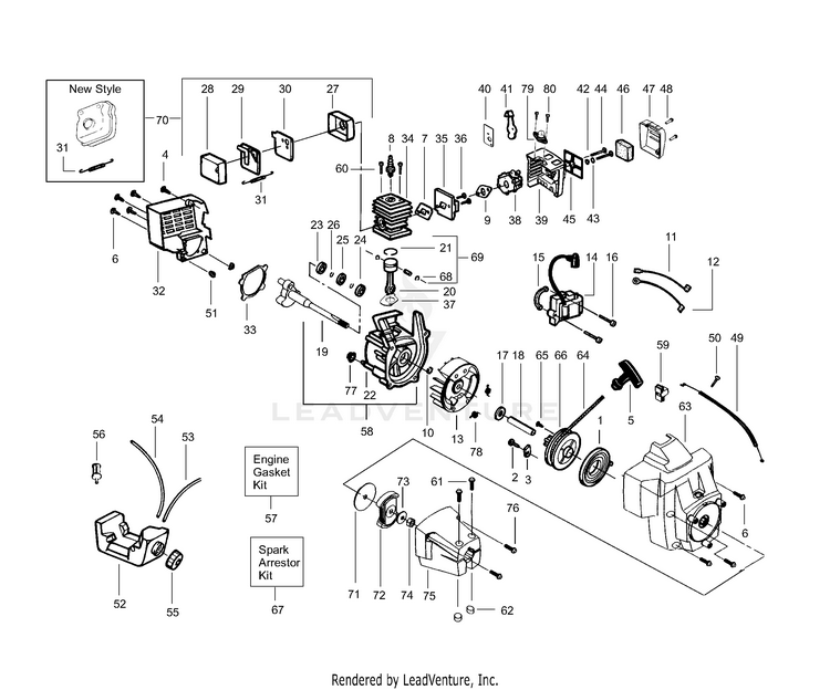 Weed Eater BC24W Gas Trimmer | Partswarehouse