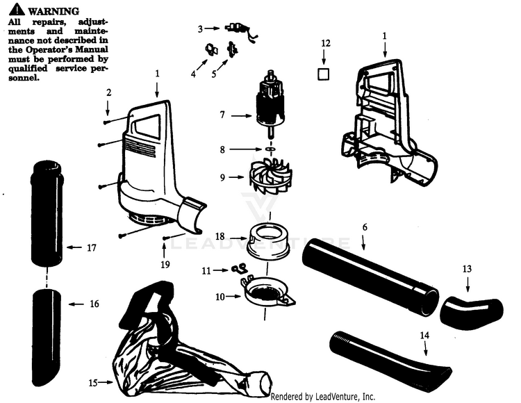 Poulan Paramount PB400 Electric Blower | Partswarehouse