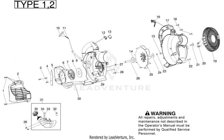 Weed Eater VS2000BV Gas Blower | Partswarehouse