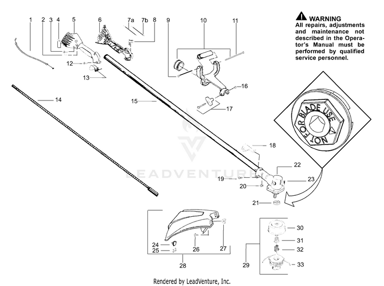 Poulan Pro PP131 Gas Trimmer | Partswarehouse