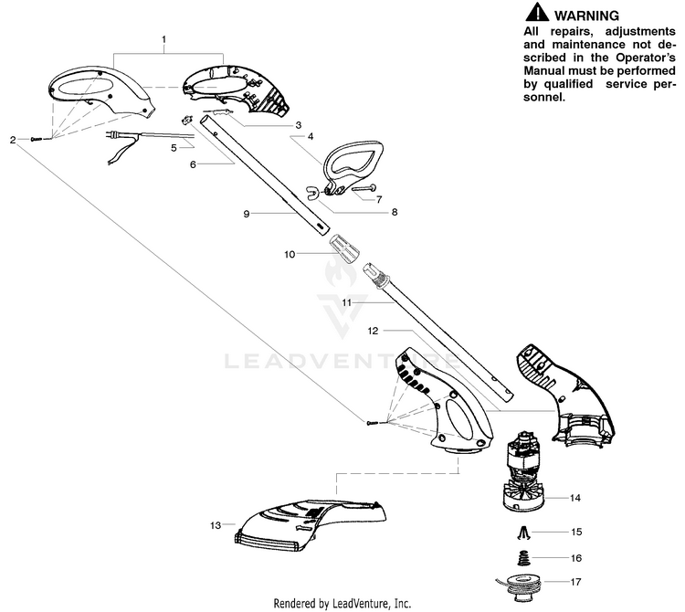 Weed Eater RT112C Electric Trimmer | Partswarehouse