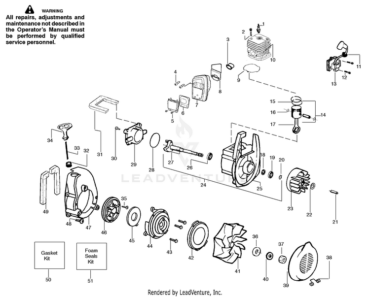 Poulan/Snapper SB2000M Snapper Gas Blower | Partswarehouse