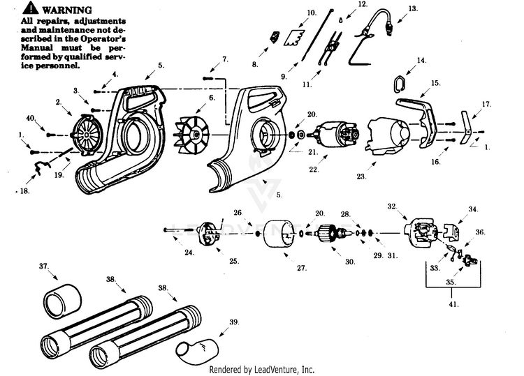 Poulan Paramount PB150-00 Electric Blower | Partswarehouse