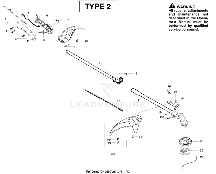 Poulan Pro SM705 Gas Trimmer Type 2 | Partswarehouse