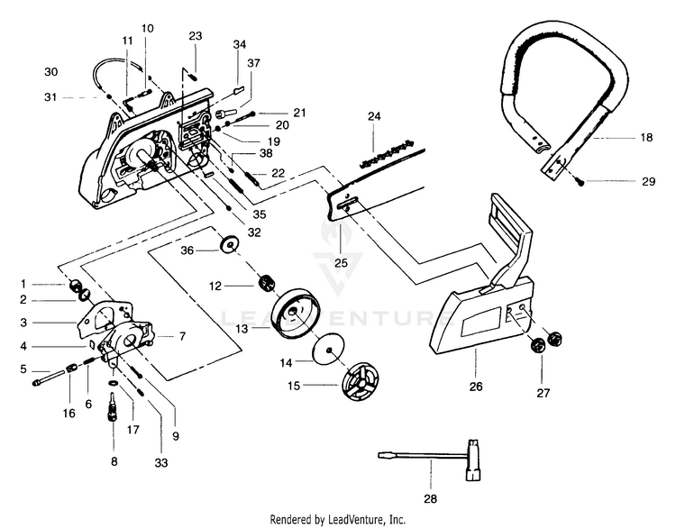 Poulan Pro PP335 Predator Gas Saw | Partswarehouse