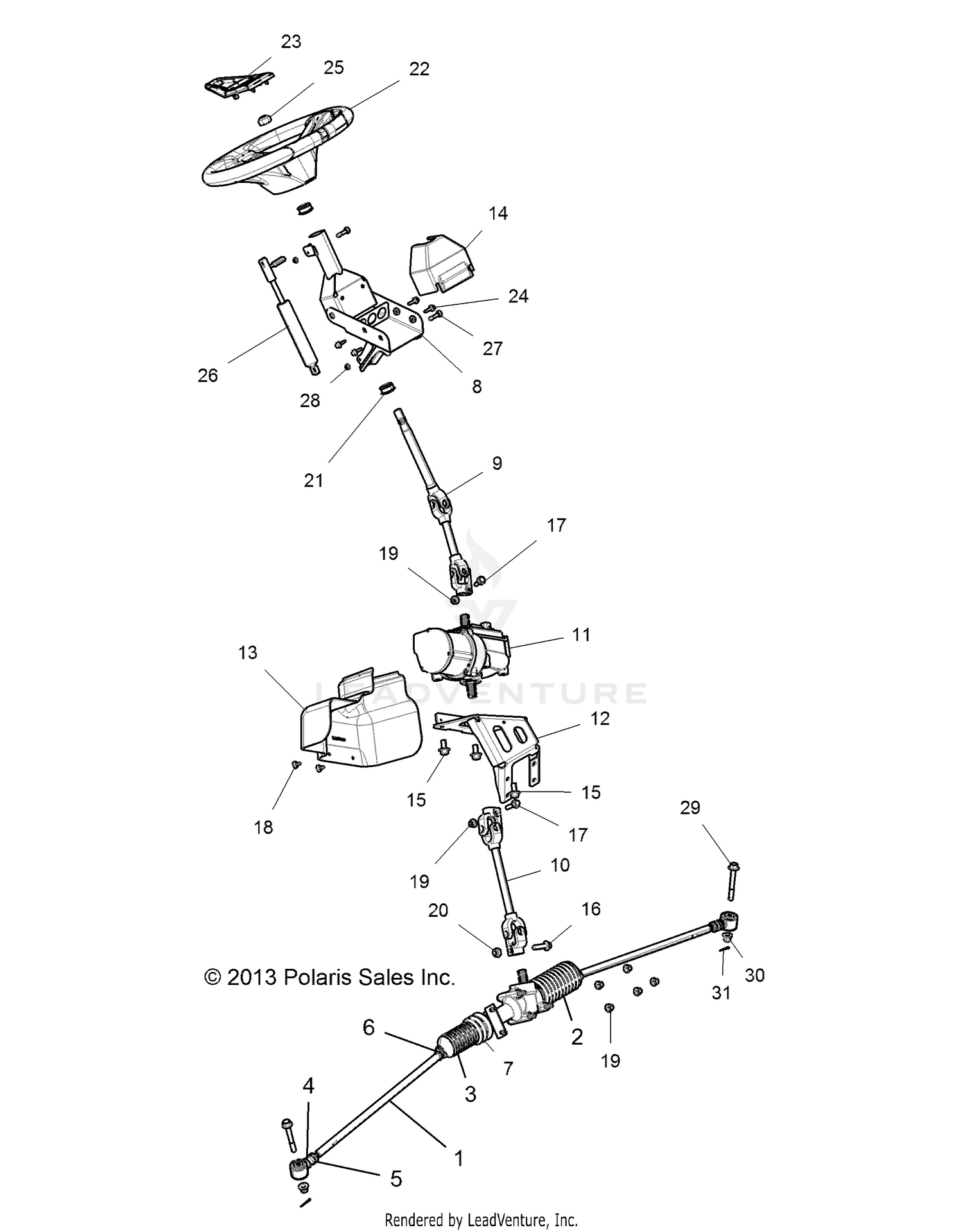 Polaris Rzr Parts Diagram