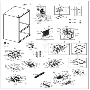 RF263BEAESG Interactive Exploded View
