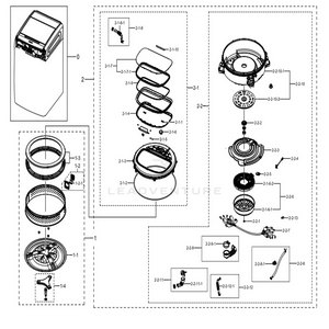 WV55M9600AV Interactive Exploded View