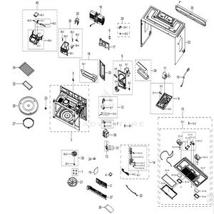 ME21M706BAS Interactive Exploded View
