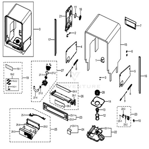 DW80M9960US Interactive Exploded View
