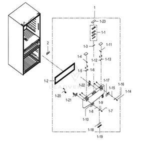 RF24FSEDBSR Interactive Exploded View