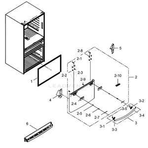 RF22KREDBSR Interactive Exploded View