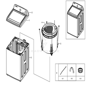 WA50M7450AW Interactive Exploded View