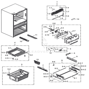 RF22KREDBSR Interactive Exploded View