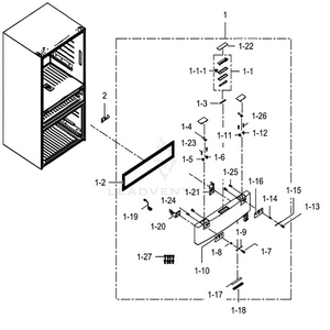 RF22KREDBSR Interactive Exploded View