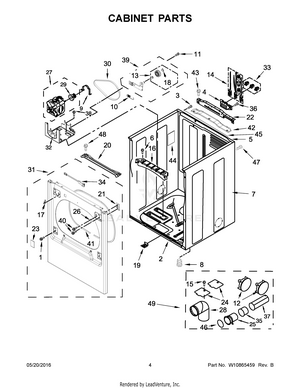 WED8500DC3 Interactive Exploded View