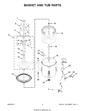 WTW4816FW2 Interactive Exploded View