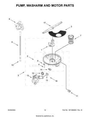 WDP540HAMZ4 Interactive Exploded View