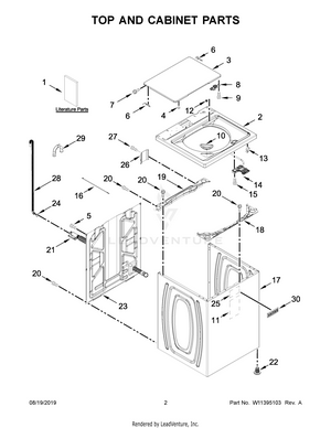 MVWC565FW2 Interactive Exploded View
