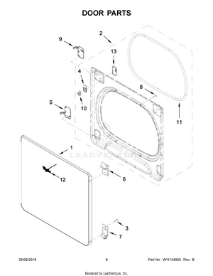 WED8500DC4 Interactive Exploded View
