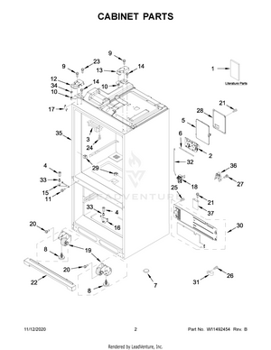 WRF767SDHZ02 Interactive Exploded View