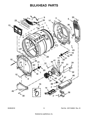 WED8500DC4 Interactive Exploded View