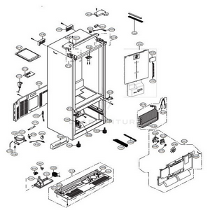 LRFCS25D3S Interactive Exploded View