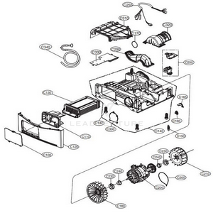 DLEC888W Interactive Exploded View