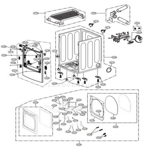 DLE7200WE Interactive Exploded View