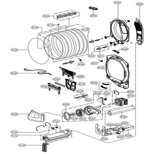 DLE7200WE Interactive Exploded View