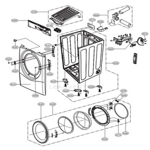 DLE3400W Interactive Exploded View