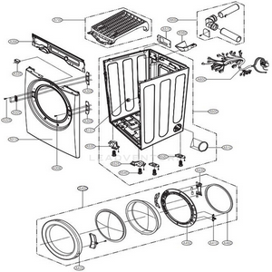 DLE3777W Interactive Exploded View