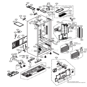 LFXC24796D Interactive Exploded View
