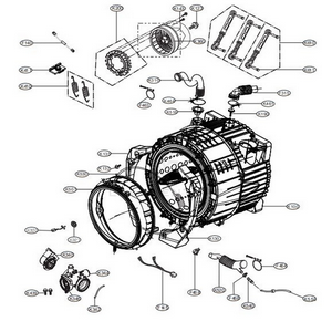 WM3500CW Interactive Exploded View