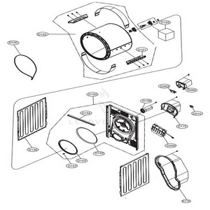 DLEC888W Interactive Exploded View