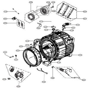 WM3400CW Interactive Exploded View