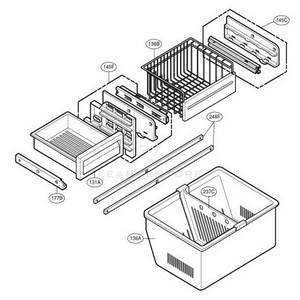 LRFC25750TT Interactive Exploded View