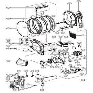 DLG7188WM Interactive Exploded View