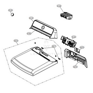 DLE7300WE Interactive Exploded View