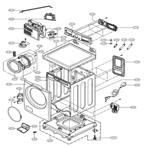 WM3170CW Interactive Exploded View