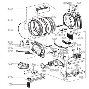 DLEX3370V Interactive Exploded View