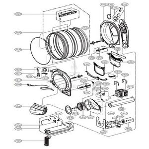 DLEX3250W Interactive Exploded View