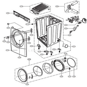 DLG7188WM Interactive Exploded View